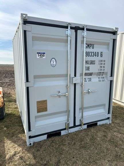 8' SMALL CUBIC CONTAINER - Shackelton Auctions Inc.