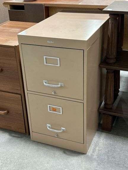 COLE 2 DRAWER FILE CABINET - Shackelton Auctions Inc.
