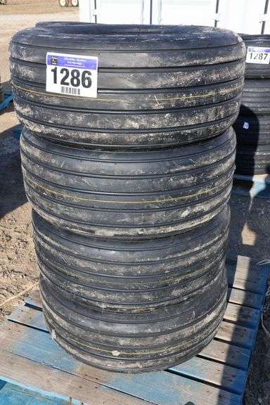 4 - 12.5L-15 12 PLY IMPLEMENT TIRES - Shackelton Auctions Inc.