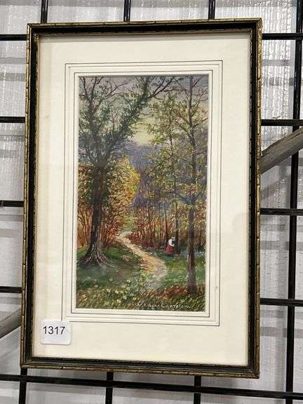 FRAMED W.EDGAR CANTELON WATER COLOUR - Shackelton Auctions Inc.
