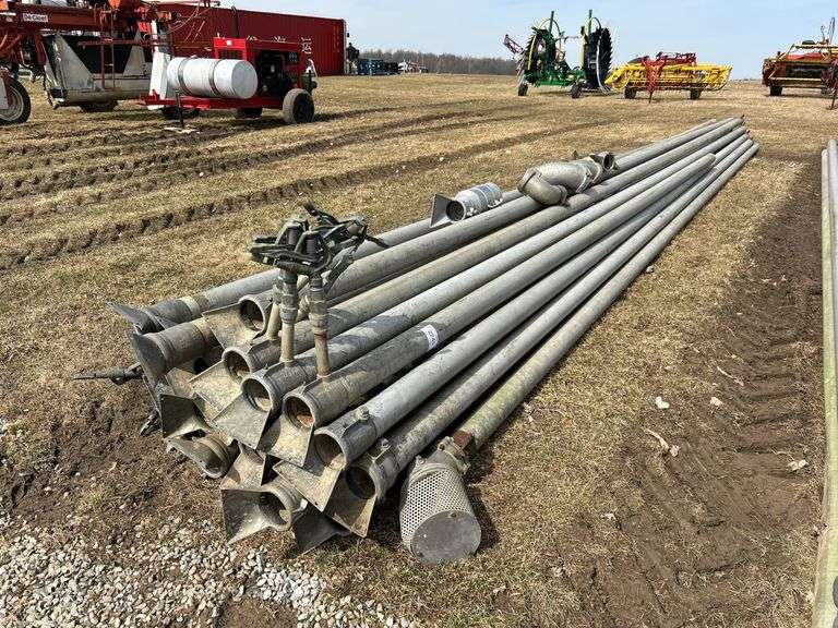 25 - 4" X 30' WADE RAIN IRRIGATION PIPE - Shackelton Auctions Inc.
