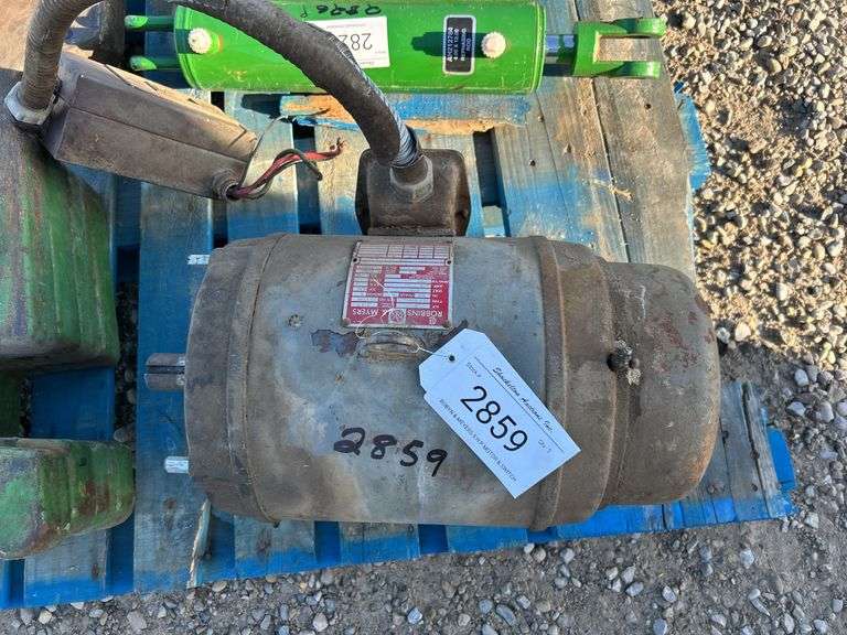 ROBYN & MEYERS 5 H.P MOTOR & SWITCH - Shackelton Auctions Inc.