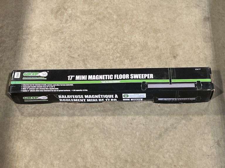17" MINI MAGNET FLOOR SWEEPER - Shackelton Auctions Inc.