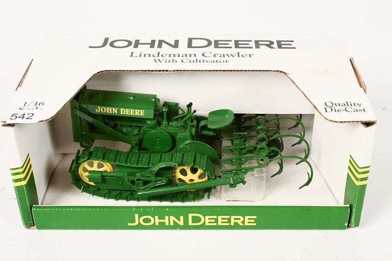 JOHN DEERE LINDEMAN CRAWLER WITH CULTIVATOR - Shackelton Auctions Inc.