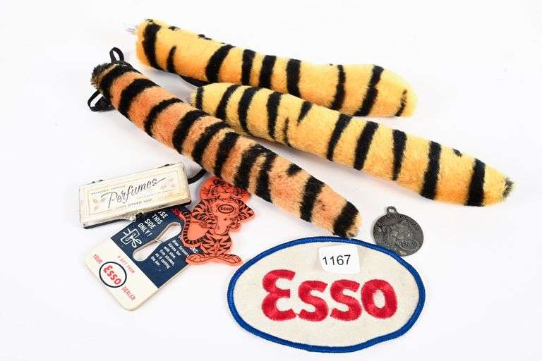 ESSO PATCH, TAILS, SCISSOR SHARPENER AND PERFUMES - Shackelton Auctions ...