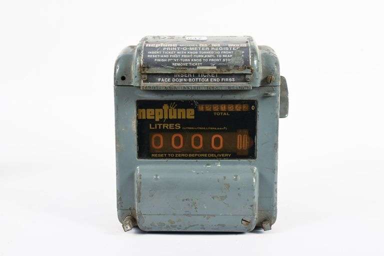 NEPTUNE PRINT-O-METER REGISTER - Shackelton Auctions Inc.