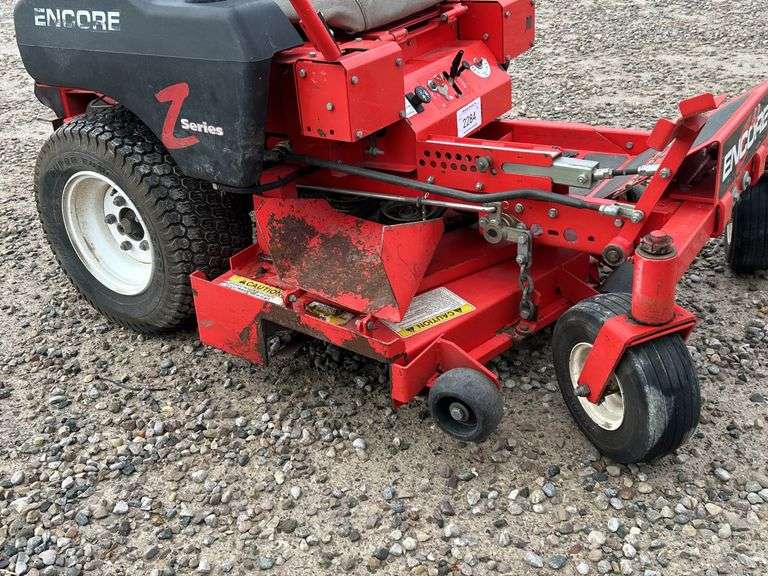 ENCORE 48" ZERO TURN MOWER - Shackelton Auctions Inc.