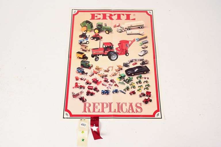 ERTL REPLICAS POSTER - 17"X22" - Shackelton Auctions Inc.