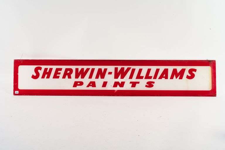 SHERWIN-WILLIAMS PAINTS LEXAN SIGN PANEL - 58"X10" - Shackelton ...