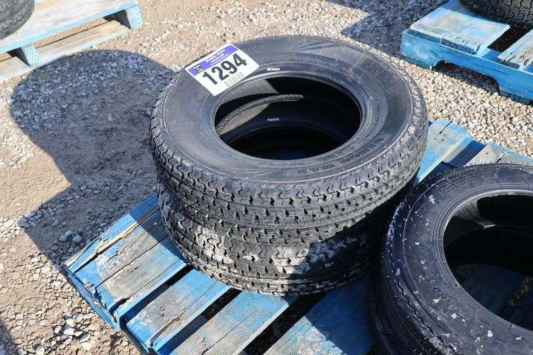 2 - 175/80R13 6 PLY TRAILER TIRES - Shackelton Auctions Inc.