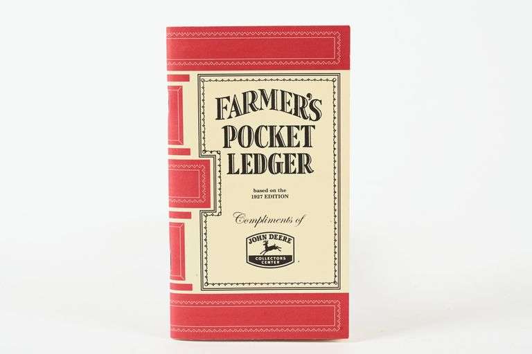 REPRODUCTION 1927 FARMER'S POCKET LEDGER - Shackelton Auctions Inc.