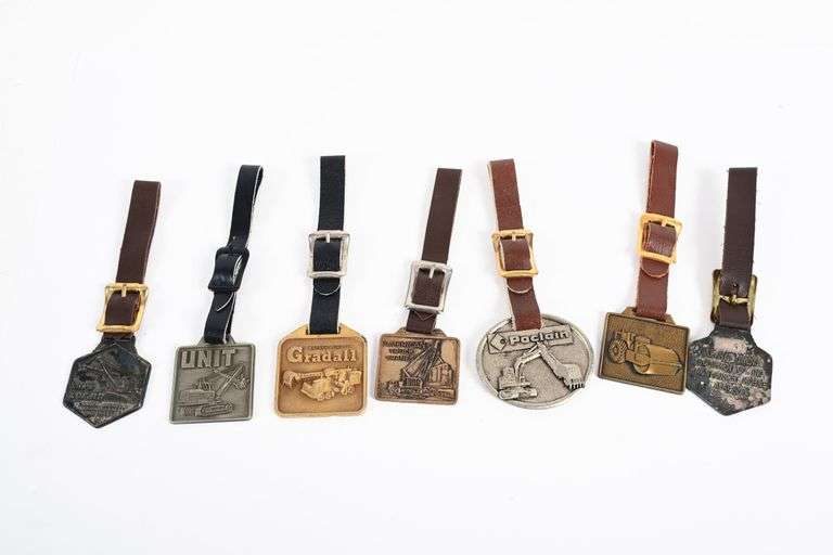 7 HEAVY EQUIPMENT WATCH FOBS - Shackelton Auctions Inc.