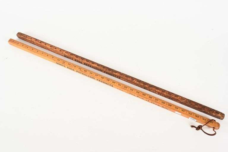 2 WHITE ROSE FUEL MEASURING STICKS - Shackelton Auctions Inc.
