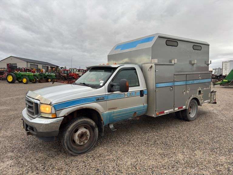 2003 FORD F550 6L DIESEL ALUMINUM BODY SERVICE TRUCK - Shackelton ...