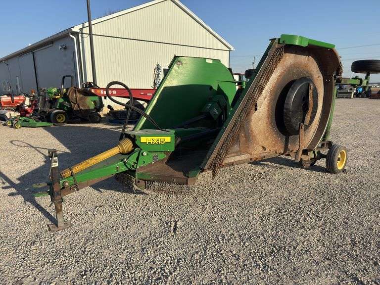 JOHN DEERE HX15 FLEX WING ROTARY CUTTER - Shackelton Auctions Inc.