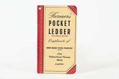 1950/51 FARMER'S POCKET LEDGER - Shackelton Auctions Inc.