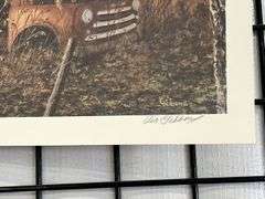 VIC GIBBONS "OLD FAITHFUL" SIGNED PRINT - 26"X20" - Shackelton Auctions ...