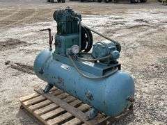 85 GALLON 3 PHASE HORIZONTAL COMPRESSOR - Shackelton Auctions Inc.