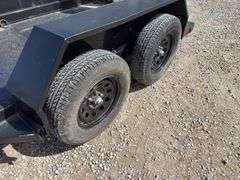 TANDEM AXLE LIGHT DUTY EQUIPMENT HAULER TRAILER - Shackelton Auctions Inc.