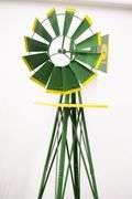 JOHN DEERE METAL WINDMILL - 8' - Shackelton Auctions Inc.