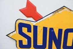 LARGE SUNOCO LEXAN LIGHTED SIGN PANEL - Shackelton Auctions Inc.