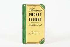 1958/59 FARMER'S POCKET LEDGER - Shackelton Auctions Inc.