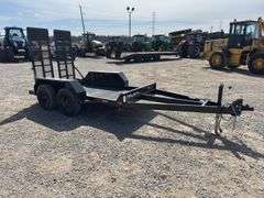 TANDEM AXLE LIGHT DUTY EQUIPMENT HAULER TRAILER - Shackelton Auctions Inc.
