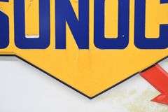 LARGE SUNOCO LEXAN LIGHTED SIGN PANEL - Shackelton Auctions Inc.