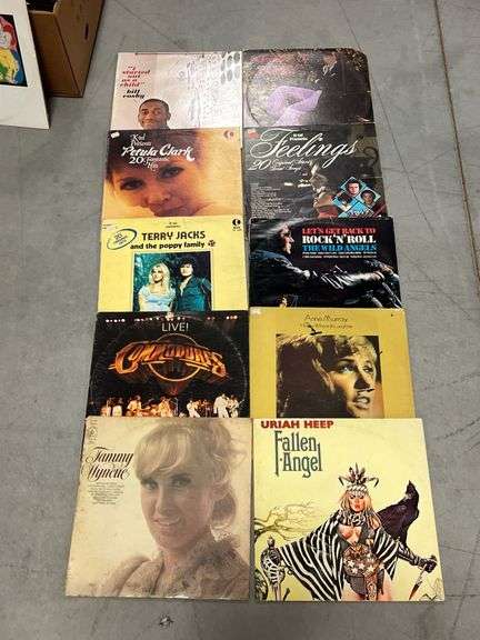 LOT OF ASSORTED 33 RPM RECORDS - Shackelton Auctions Inc.