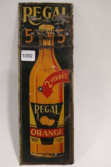 REGAL SST PALM PUSH SIGN - Shackelton Auctions Inc.