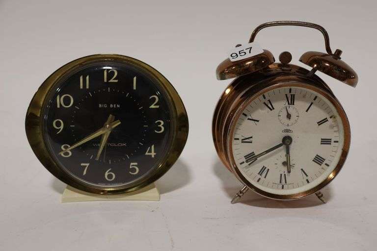 BIG BEN AND PRIM ALARM CLOCKS - Shackelton Auctions Inc.