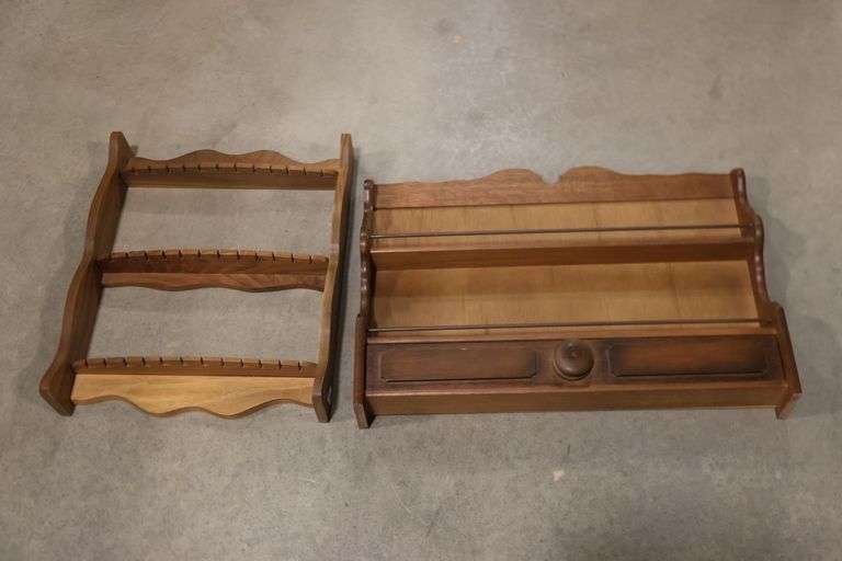 WALL SHELF AND SPOON RACK - Shackelton Auctions Inc.