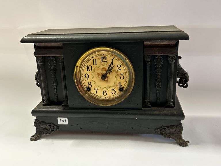 SESSIONS MANTEL CLOCK - NOT TESTED 15"X6"X10" - Shackelton Auctions Inc.
