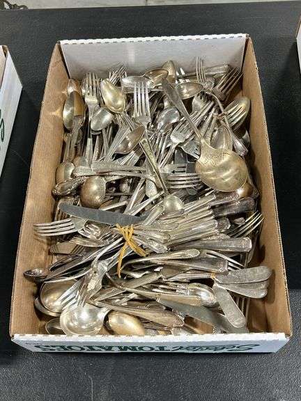 ASSORTED SILVER PLATE FLATWARE - Shackelton Auctions Inc.