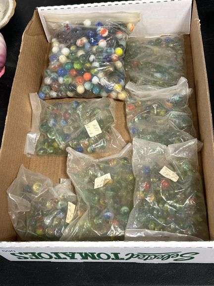 LOT OF ASSORTED MARBLES - Shackelton Auctions Inc.