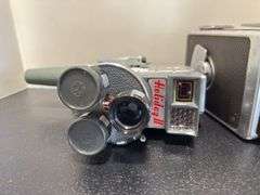 HOLIDAY II AND KODAK BROWNIE 8MM VIDEO CAMERAS - Shackelton Auctions Inc.