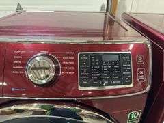 SAMSUNG POWERFOAM STEAM VRT WASHING HE MACHINE AND STAND 27"X29"X52.5 ...