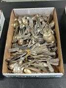 ASSORTED SILVER PLATE FLATWARE - Shackelton Auctions Inc.
