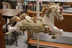 DECORATIVE CAROUSEL HORSE 70" - Shackelton Auctions Inc.