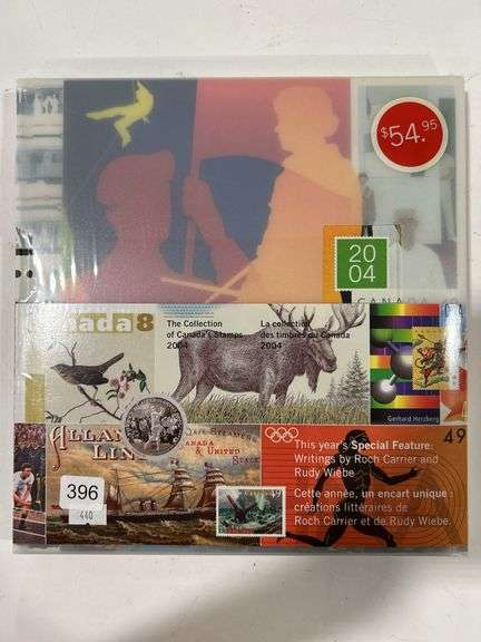 2004 COLLECTION OF THE POSTAGE STAMPS OF CANADA ALBUM - SEALED ...
