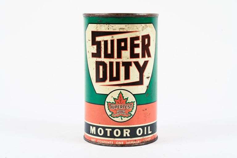SUPERTEST SUPER DUTY MOTOR OIL IMP QT CAN - Shackelton Auctions Inc.