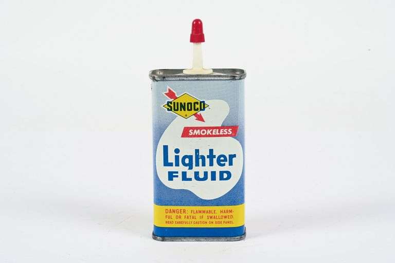 SUNOCO LIGHTER FLUID 4 OZ OILER - Shackelton Auctions Inc.