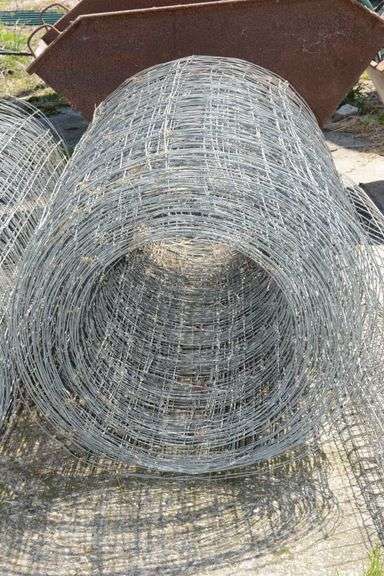 (3) Rolls Paige Wire Fence - Shackelton Auctions Inc.