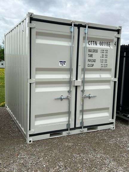 UNUSED CTTN 10' STORAGE CONTAINER - Shackelton Auctions Inc.