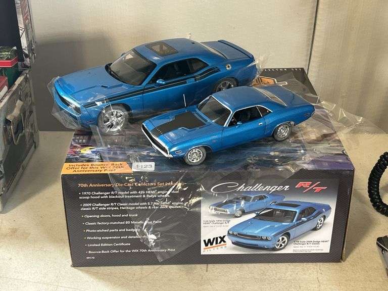 WIX 70TH ANNIVERSARY DIE-CAST CAR SET 1/18 AND 1/24 - Shackelton ...