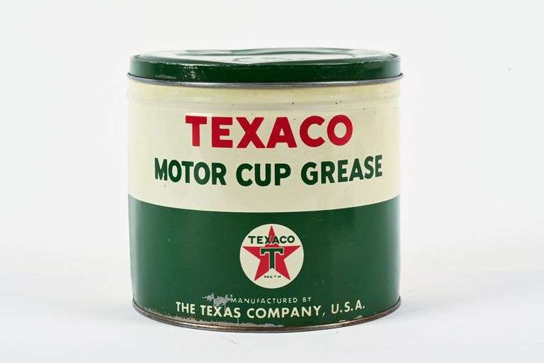 TEXACO MOTOR CUP GREASE 5 POUND CAN - Shackelton Auctions Inc.
