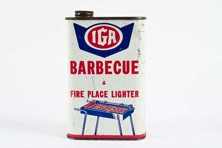 IGA BARBECUE AND FIREPLACE LIGHTER 32 OZ CAN - Shackelton Auctions Inc.