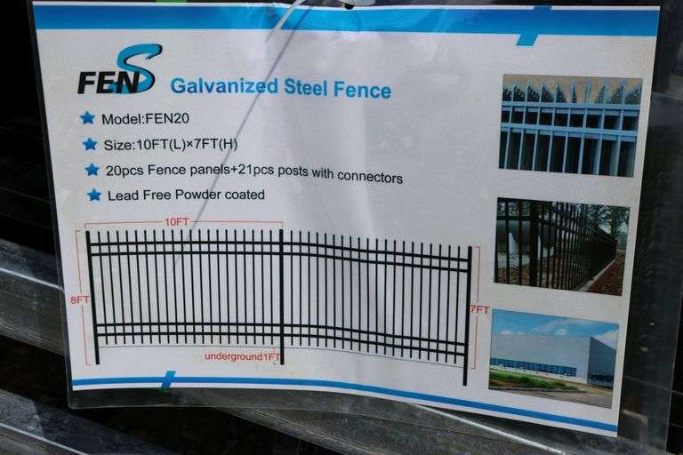 2025 UNUSED FENS SK-FEN20 FENCING - Shackelton Auctions Inc.