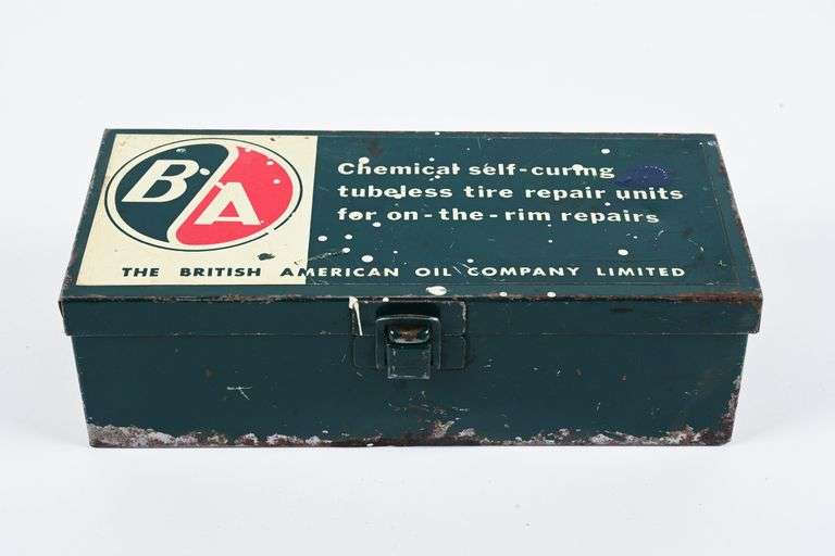 B-A CHEMICALL SELF-CURING TUBLESS TIRE REPAIR UNIT TIN - Shackelton ...