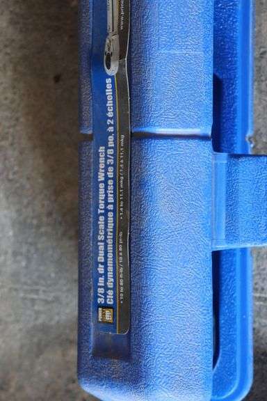 POWER FIST 3/8" & 1/2" TORQUE WRENCHES & SOCKETS - Shackelton Auctions Inc.